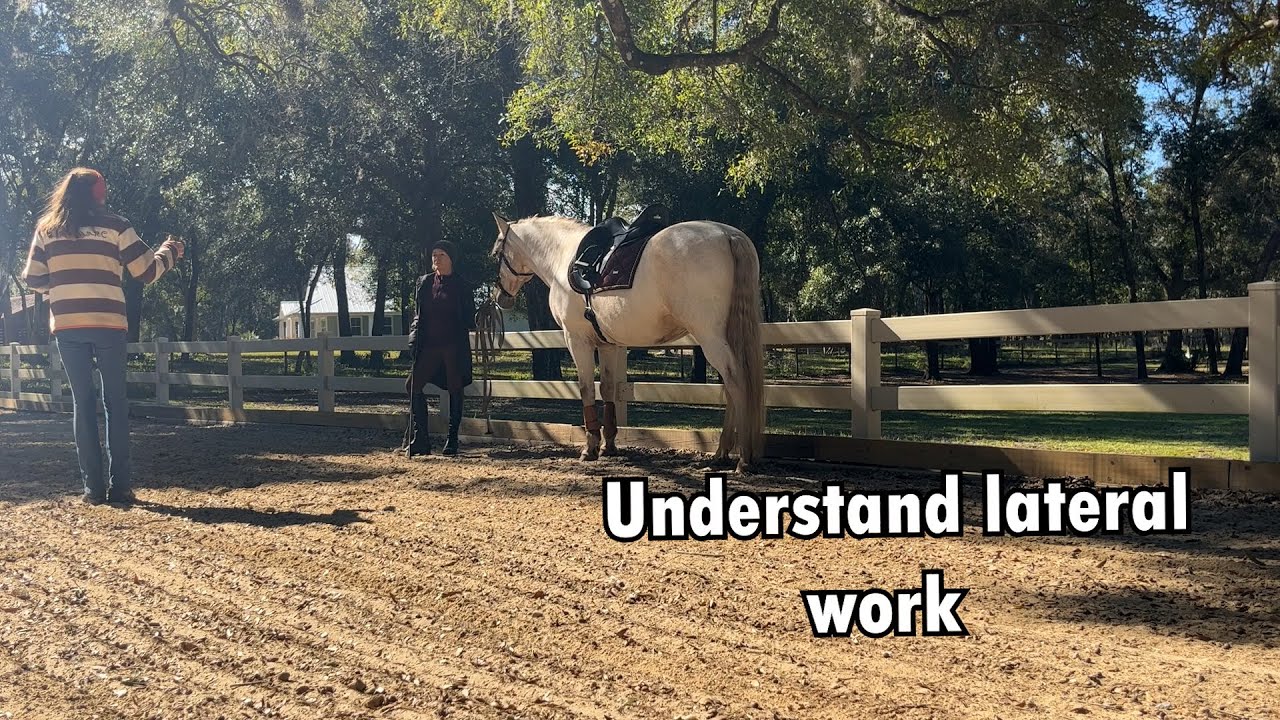 What makes lateral work beneficial to your horse? - YouTube