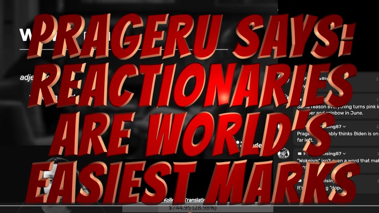 Unwoke Inc.: PragerU consider their audience the biggest rubes out ...