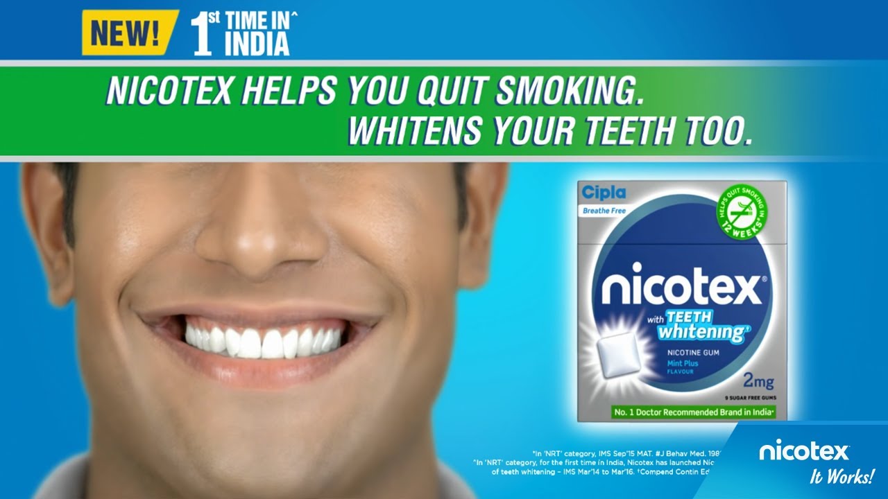 Nicotex|Teeth Whitening Commercial - YouTube