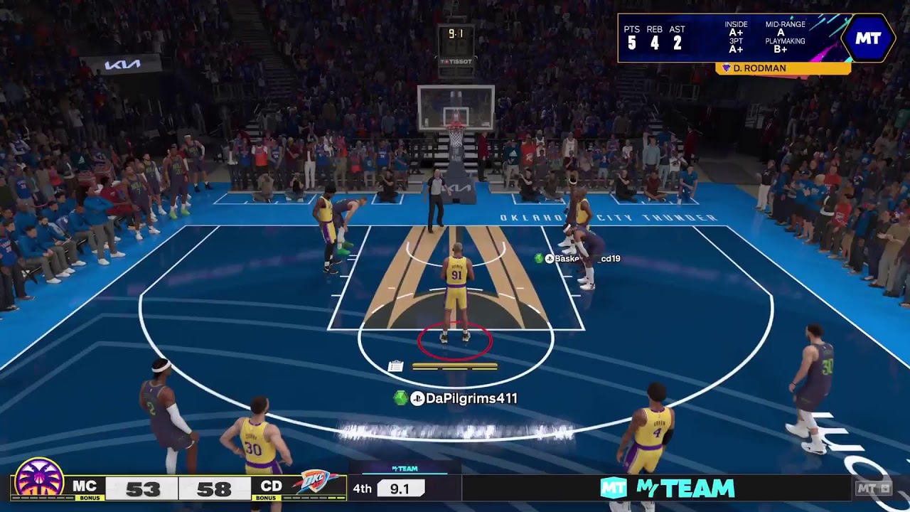 NBA 2K 25 MYTEAM build NOmoney - YouTube