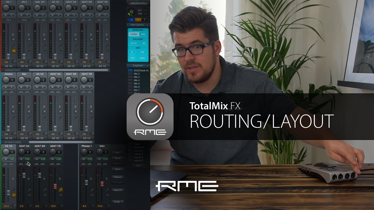 はじめてのTotalMix FX - ルーティングの基本 - YouTube