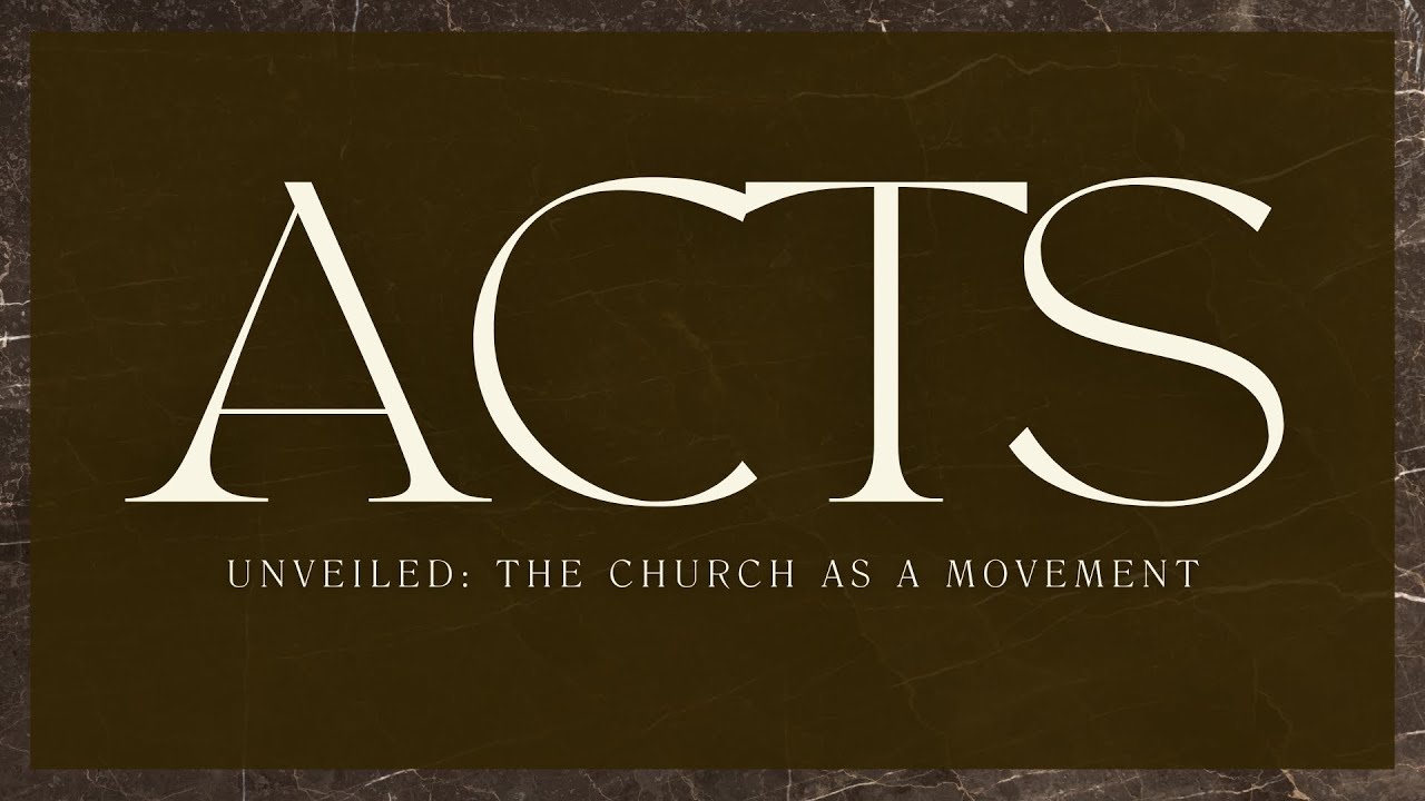 Acts Unveiled: Out of Place - Pastor Tyler Peacock - YouTube