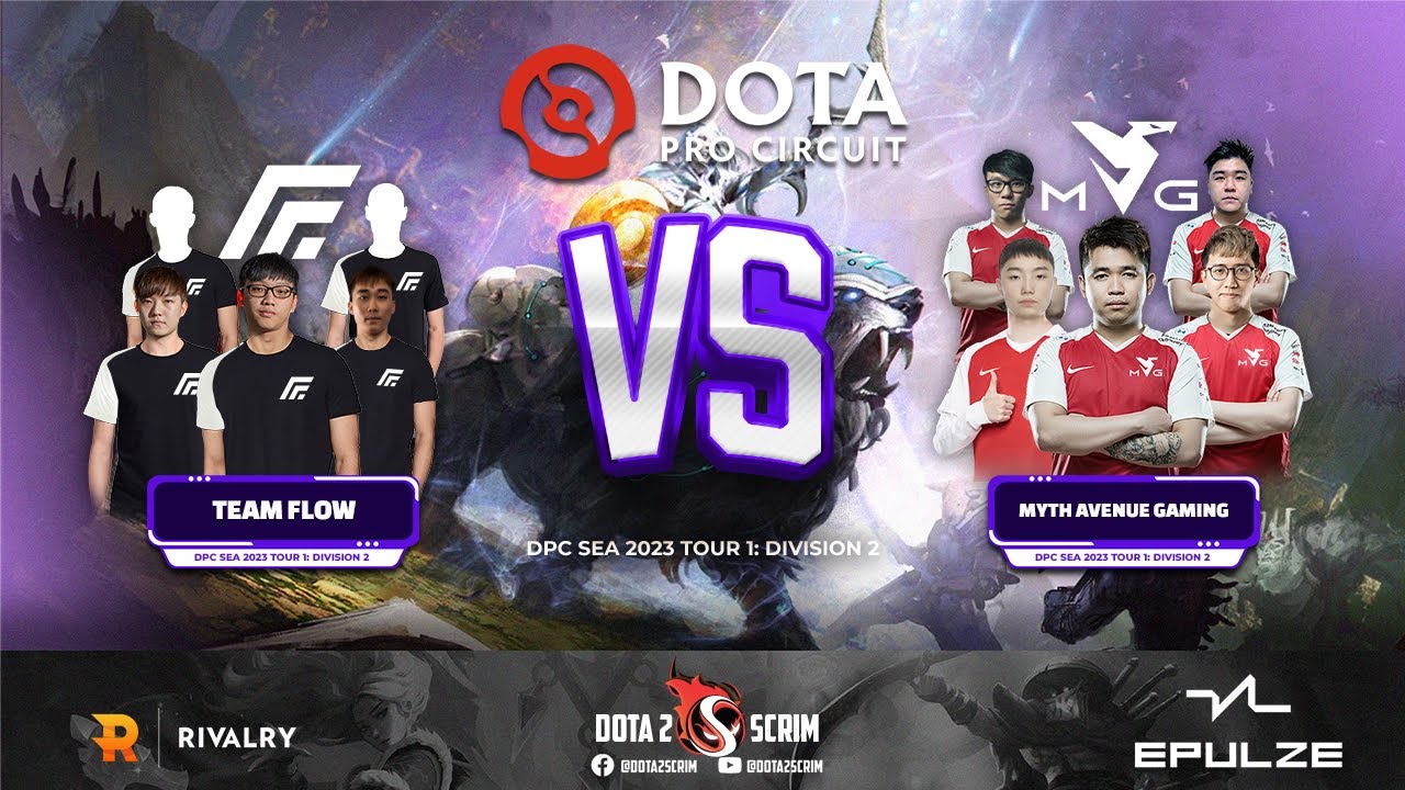 Team Flow vs Myth Avenue Gaming - DPC SEA 2023 Tour 1: Division II ...