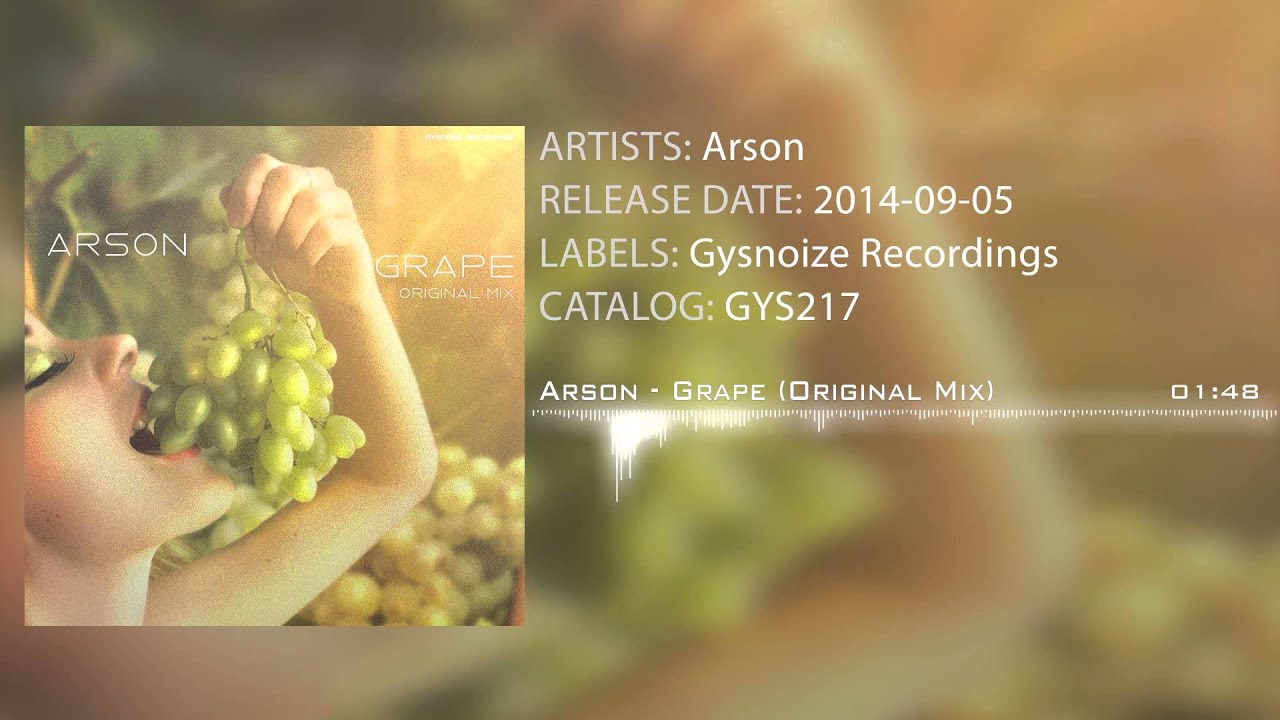 Arson - Grape (Original Mix) [Gysnoize Recordings] - YouTube