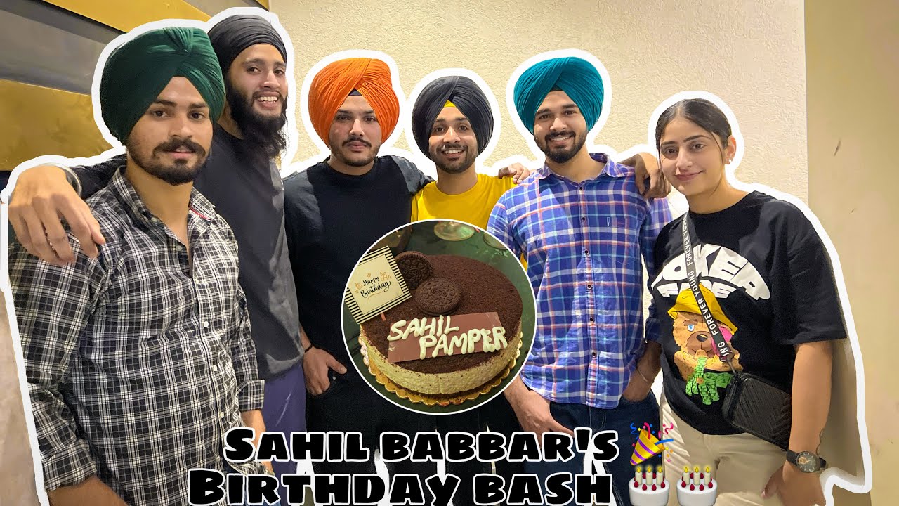 Sahil Babbar’s Birthday Bash 🎂🎉 | Fiza Rehmat - YouTube