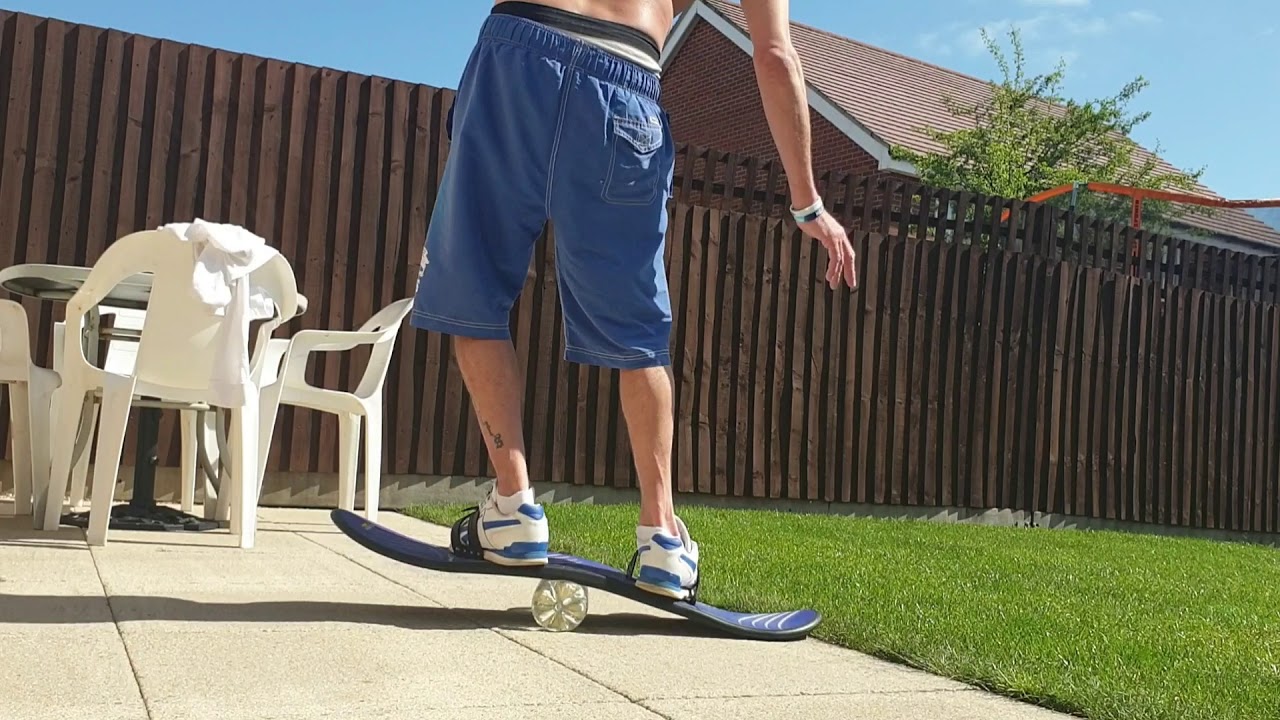 Snowboard training on a budget - YouTube