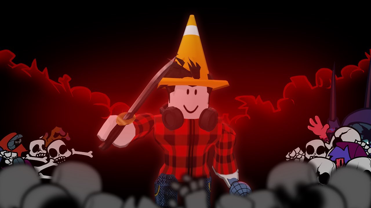 Defeat but the sprites are Roblox - FNF - YouTube