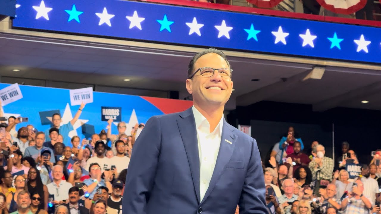 Josh Shapiro Speech at Harris-Walz Rally in Philadelphia - YouTube
