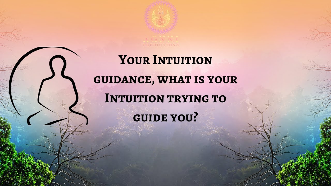 Your Intuition guidance , what is your Intuition trying to guide you ...
