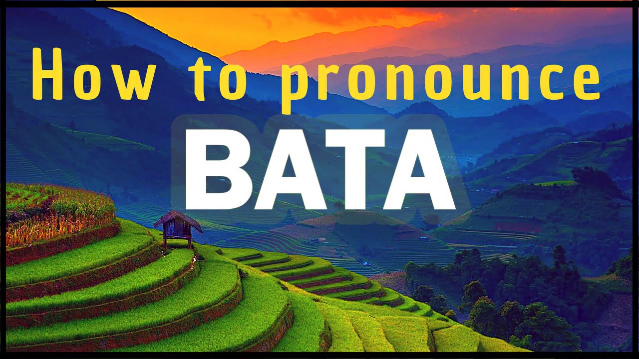 How to pronounce BATA - Tagalog Plus - YouTube