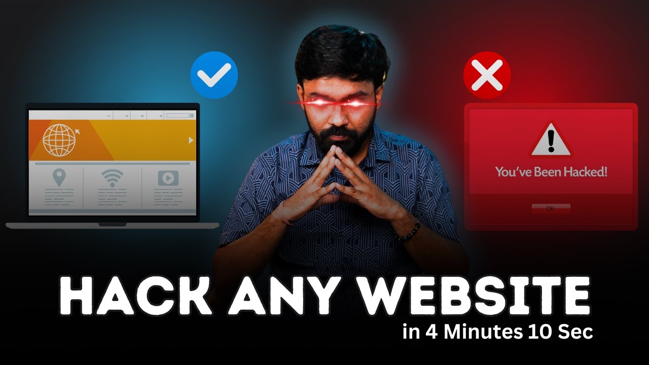 How hackers hack any website in 4 minute 15 seconds - YouTube