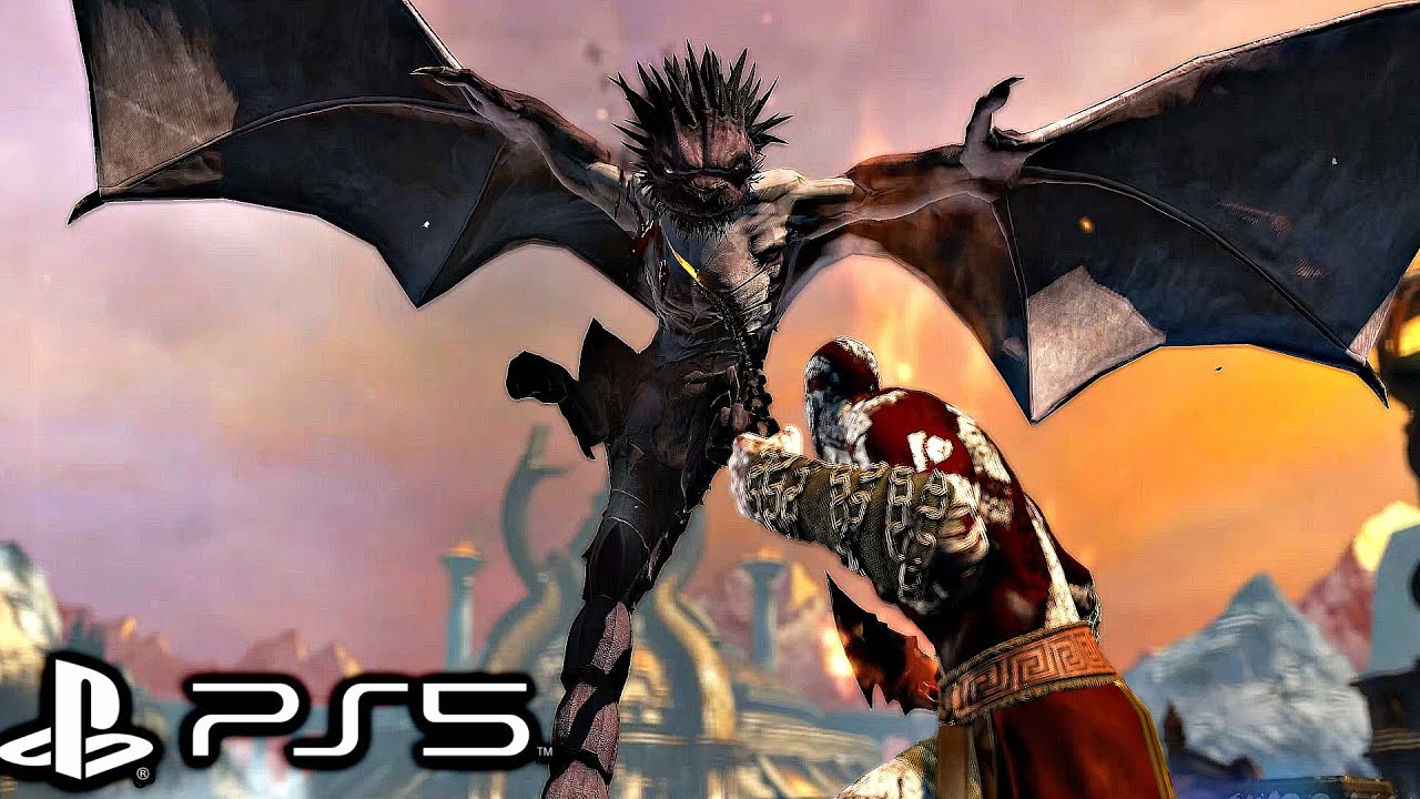 God of War Ascension (PS5) - Manticore Boss Fight (4K 60FPS) - YouTube