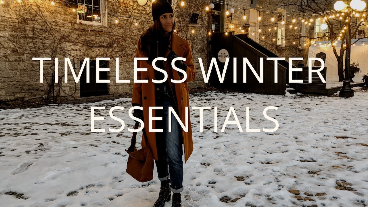 Timeless Winter Essentials to Stay Warm & Chic | AD - YouTube
