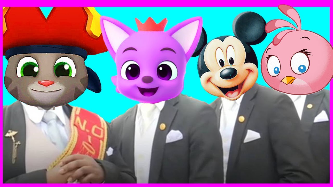 Meme Coffin Dance COVER - Talking Tom & Pinkfong & Hogi & Angry Birds ...