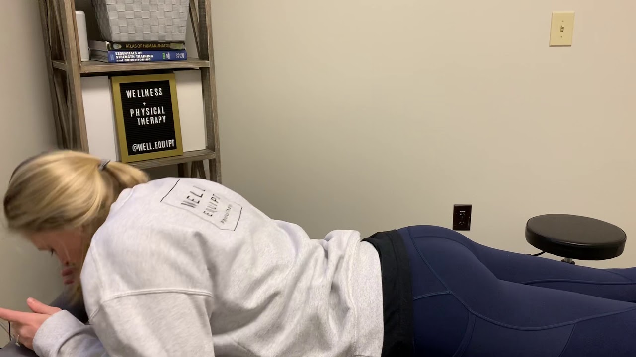 Back Stretch: Prone press - YouTube