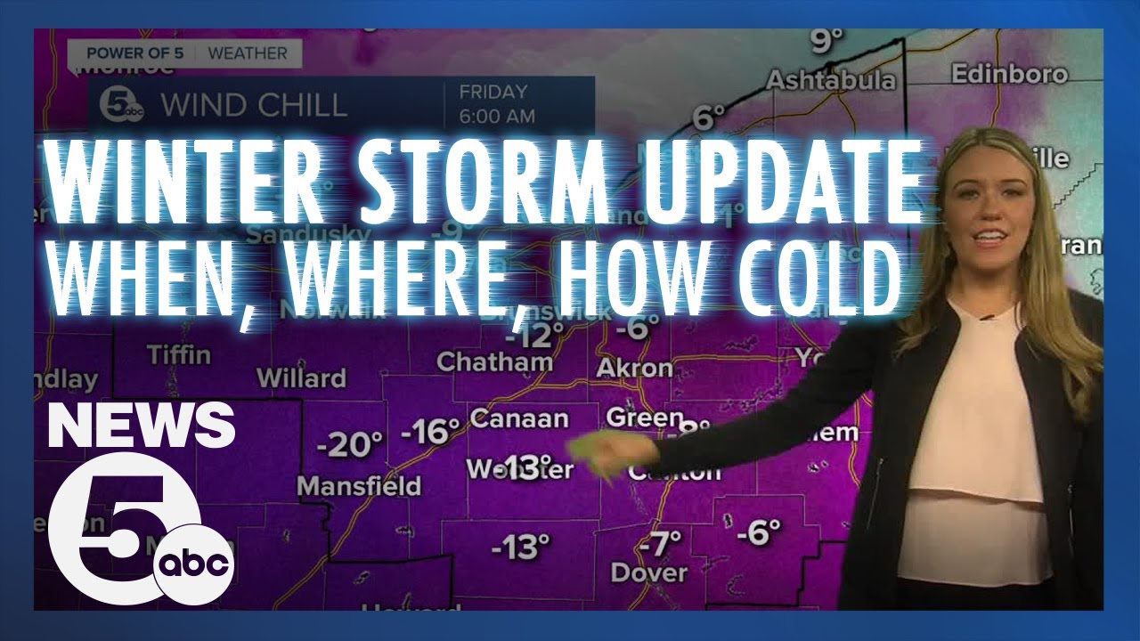 Winter Storm: -20 to -30 degree windchills, inches of snow expected ...