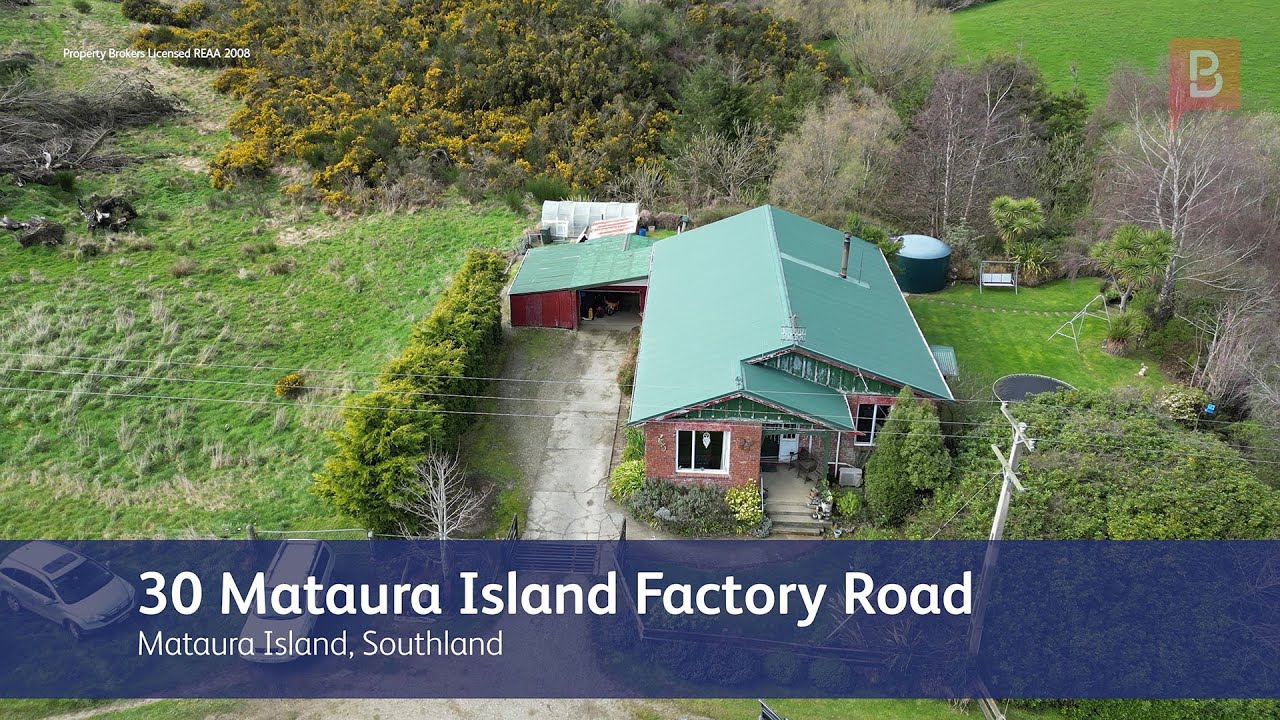 30 Mataura Island Factory Road, Mataura Island, Southland - YouTube