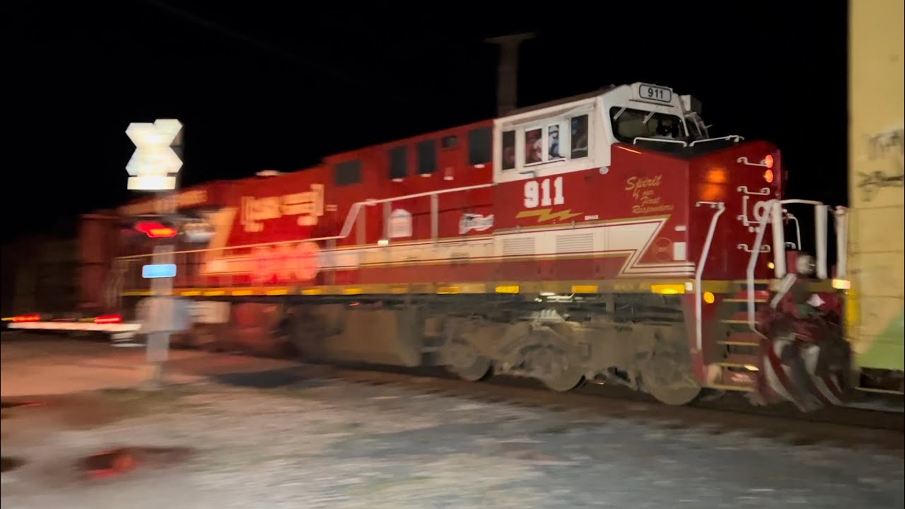 CSX M574 with 2 SD40-2s, Yard Slug, & 911 Spirit Of Our First ...