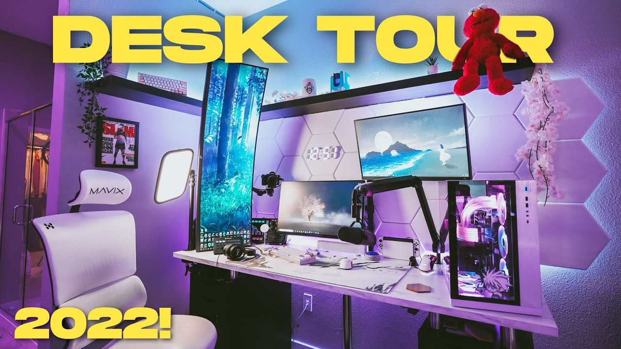 A Teenager’s DREAM Setup.. Gaming + Streaming In-Depth Desk Tour - YouTube