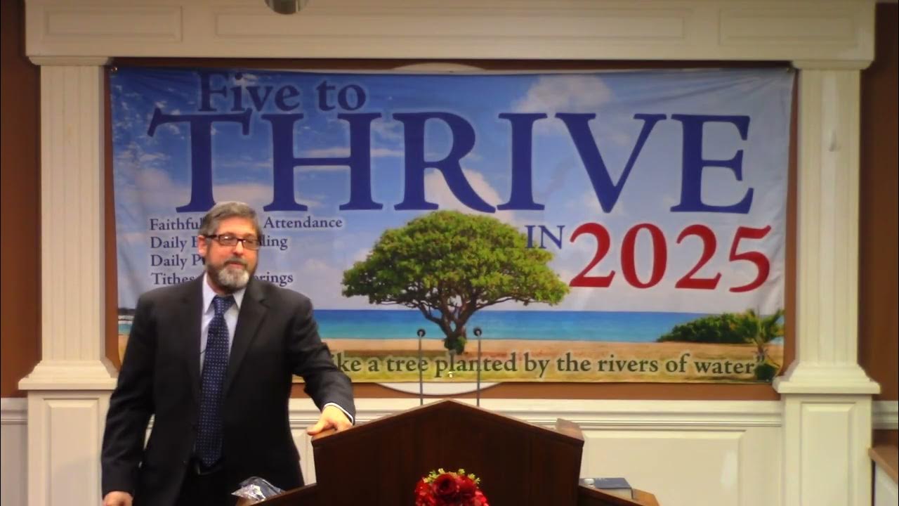Five to Thrive Part 1 - Faithful Church Attendance | Sermon By Pastor ...