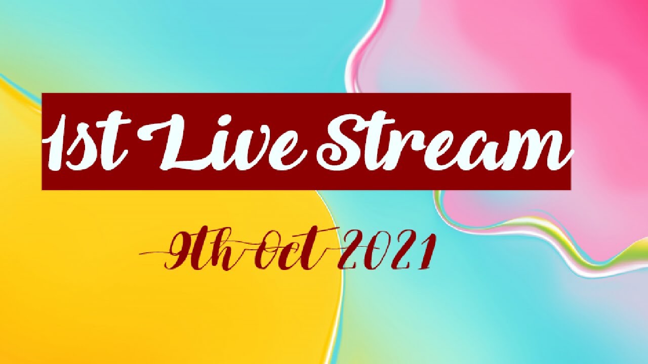 1st Live Stream - YouTube