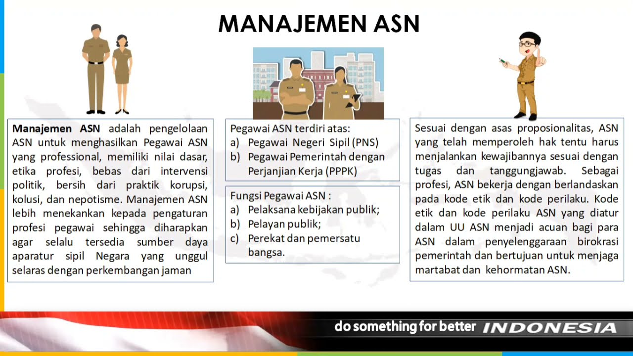 ASN HARUS TAU INI !! MANAJEMEN ASN, PELAYANAN PUBLIK, WOG, PERSONAL ...