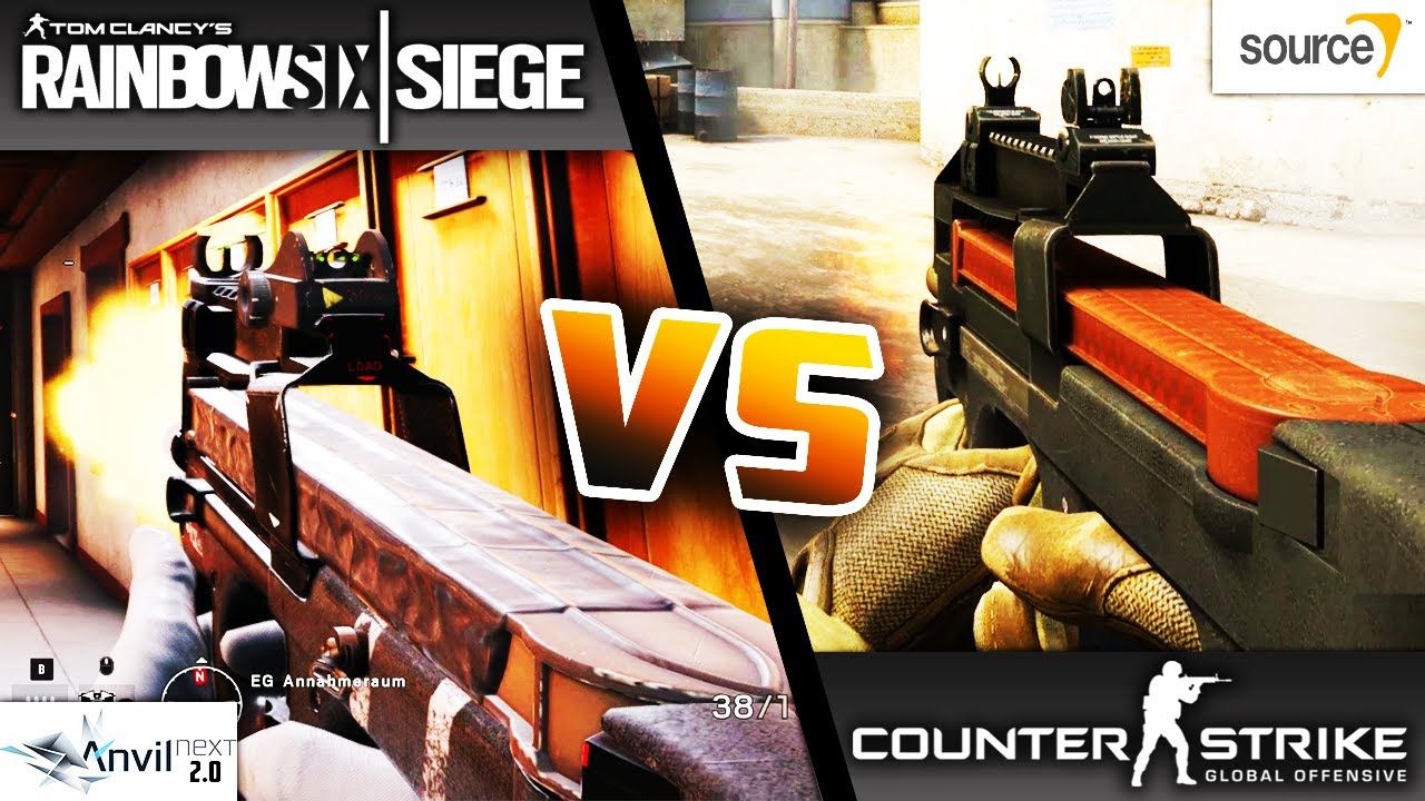 Rainbow Six Siege vs. Counter Strike Global Offensive | WEAPON ...