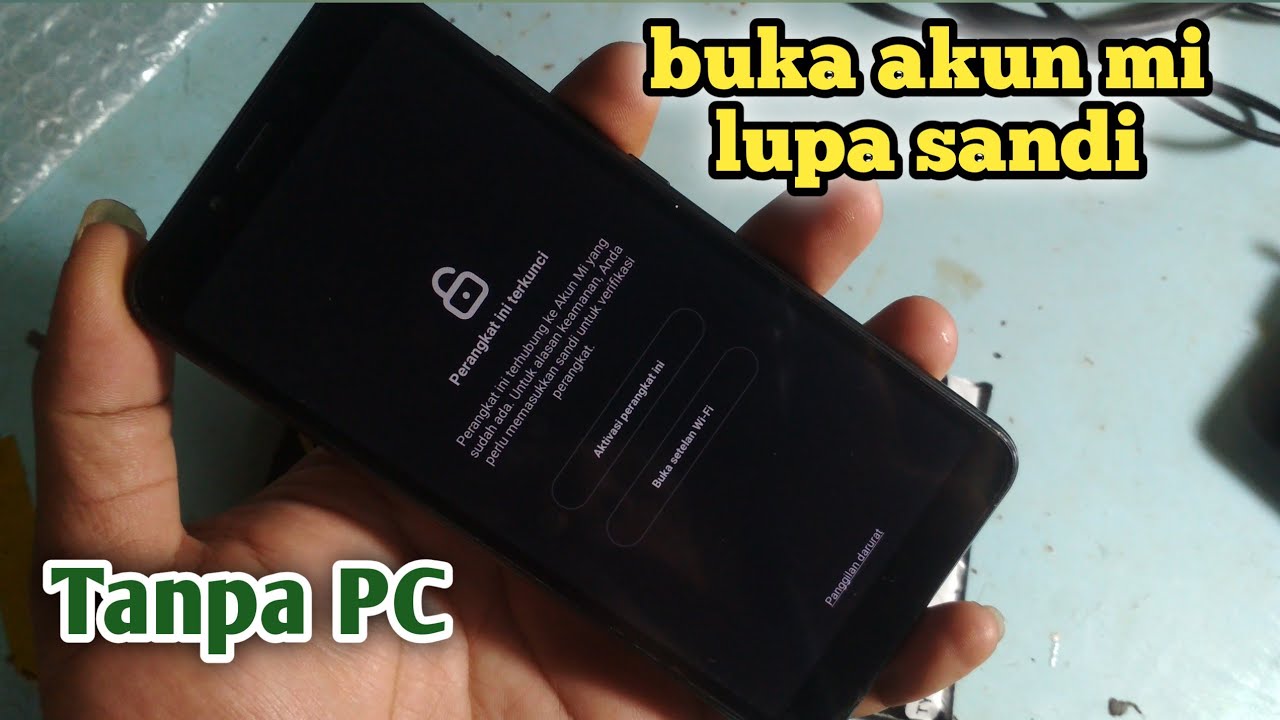 Cara buka akun mi terkunci - YouTube