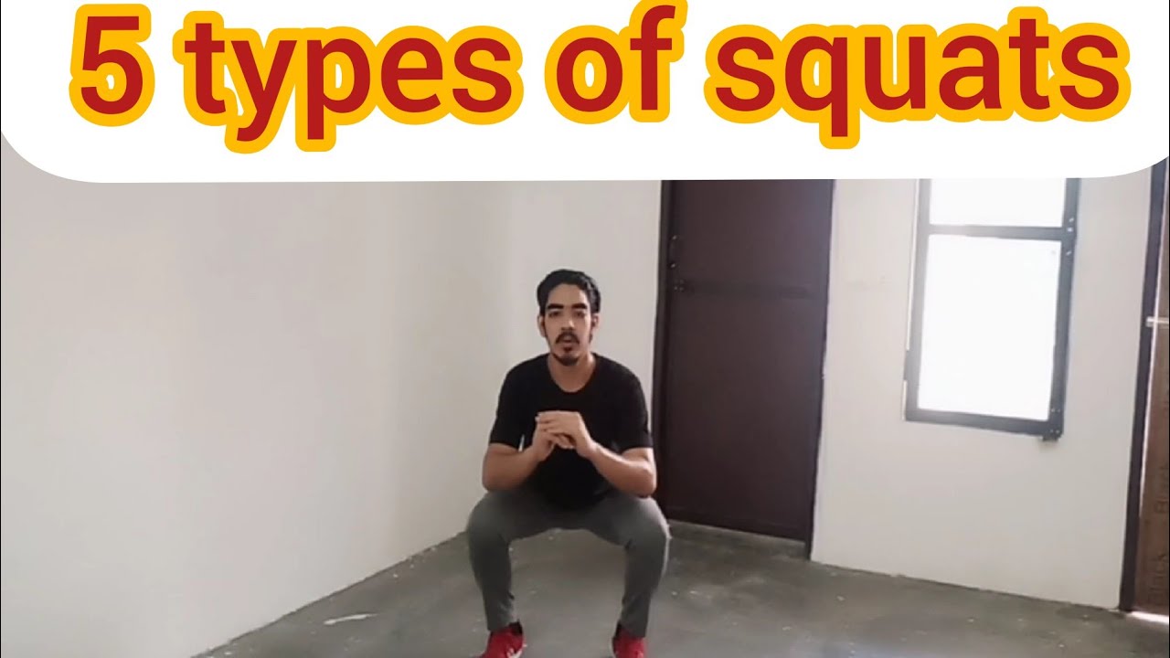 5 types of squats which will improve strength of legs - YouTube