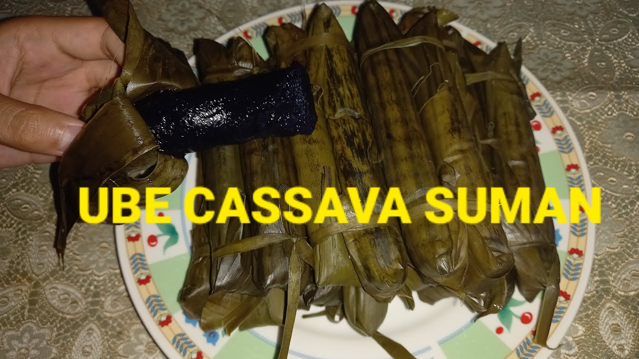 Ube Flavor in Cassava Suman - YouTube