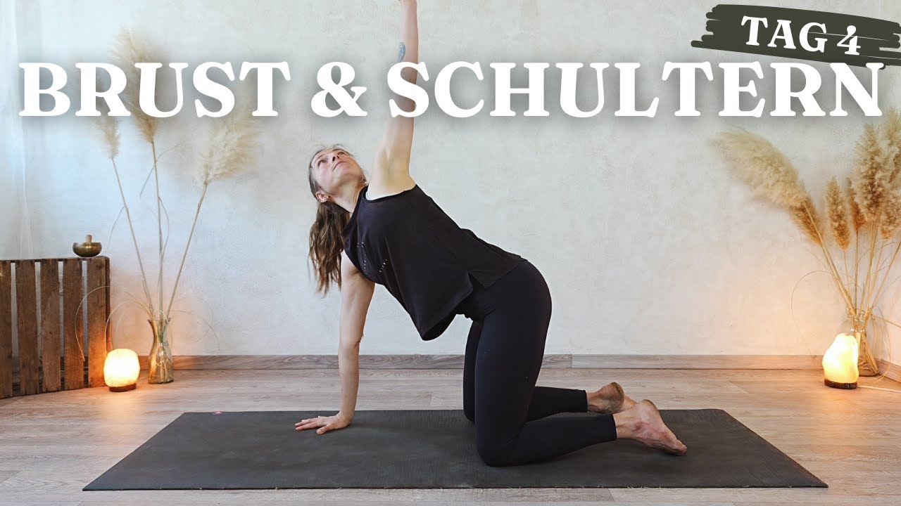 20 Min Yoga Für Schultern & Brust | Tag 4 - 30 Tage Herbst Yoga ...