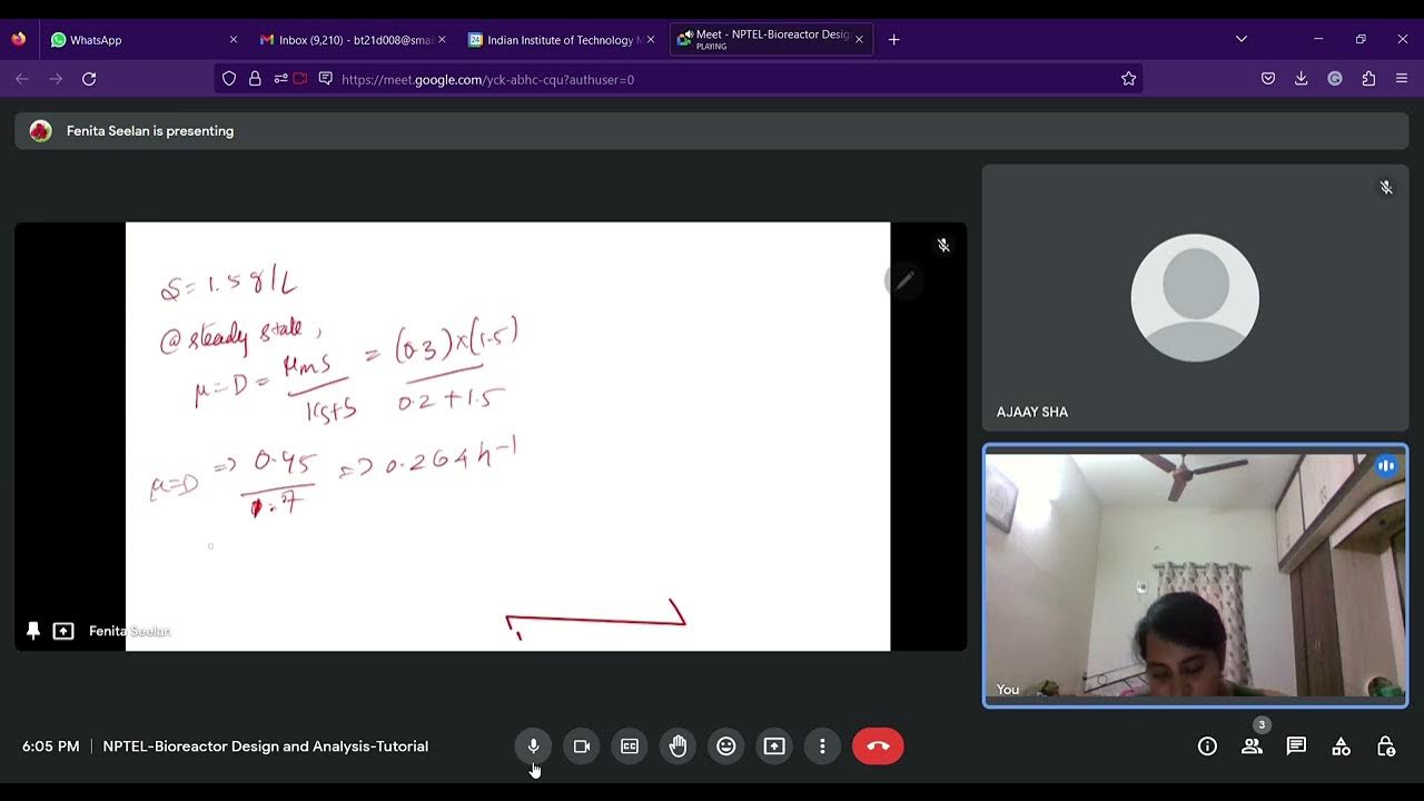 WEEK 4-NPTEL Bioreactor Design and Analysis Tutorial - YouTube