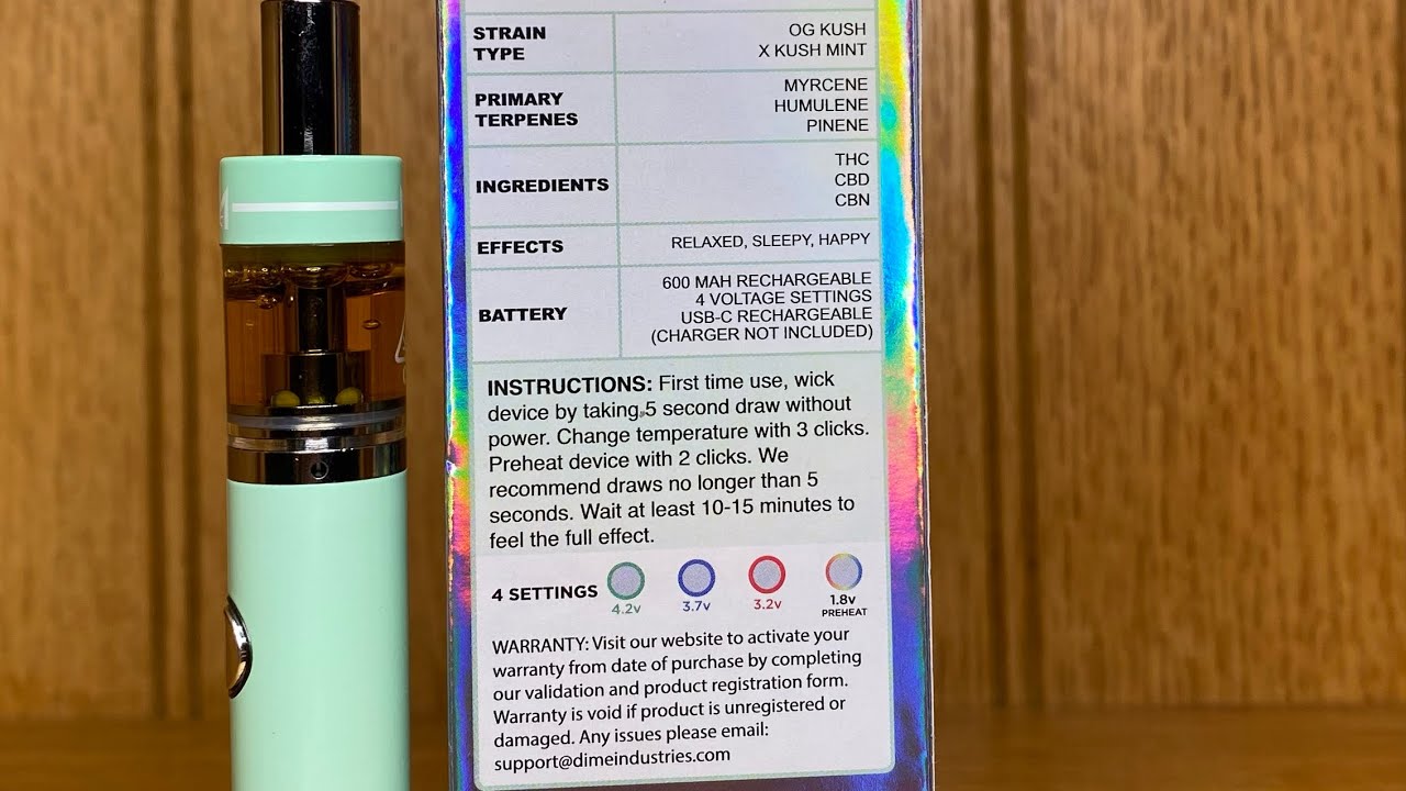 Dime Industries Mint OG Review - YouTube
