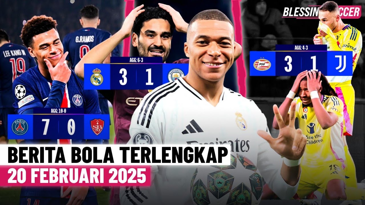 Mbappe HAT-TRICK, Man City di OBOK² 😂 Agregat 10-0 PSG ke 16 Besar 🔥 Juventus DISINGKIRKAN PSV ...