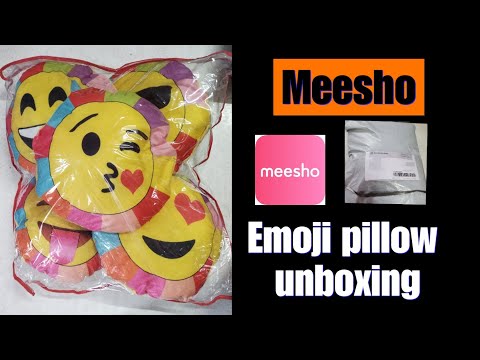 #meesho#emoji#emojipillows#unboxingofpillows Unboxing of emoji pillows | meesho | cushions