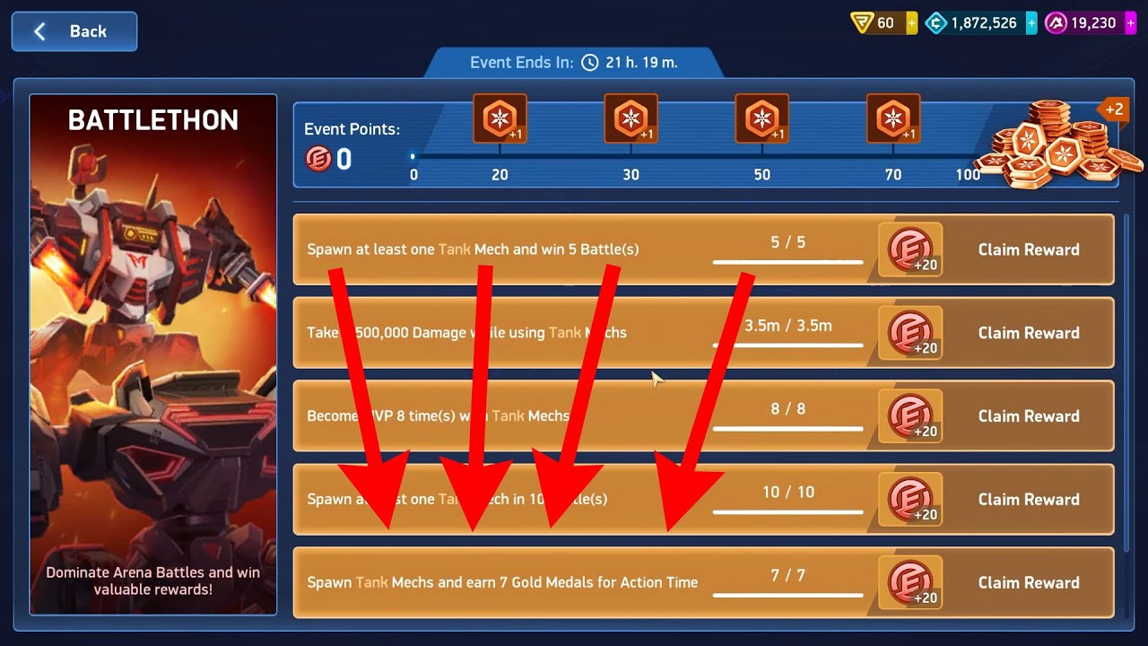 Tutorial: Spawn Tank Mechs and earn 7 Gold Medals for Action Time ...