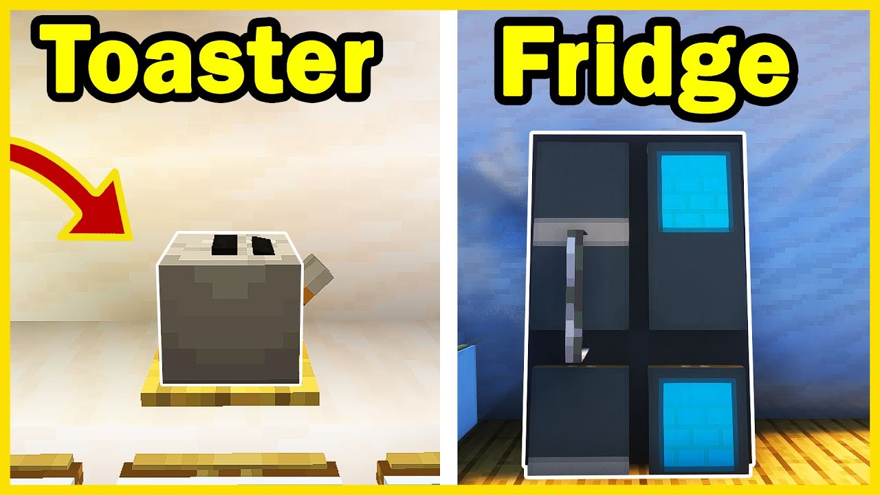 Minecraft : 10+ Kitchen Build hacks & ideas - YouTube