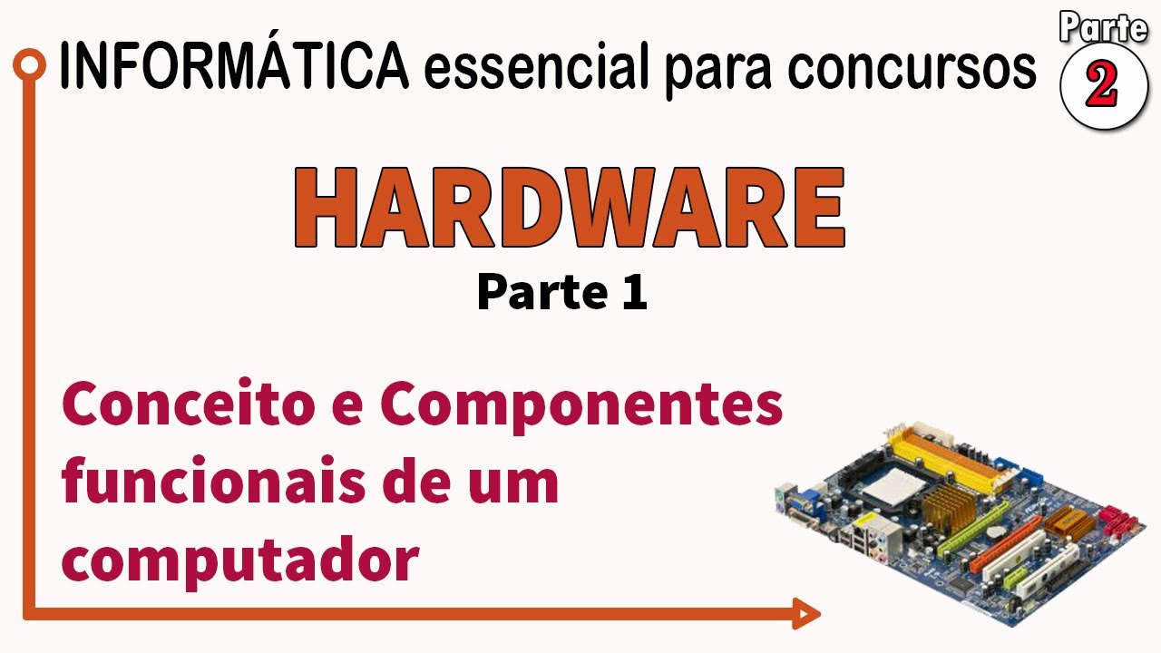Hardware parte 1 Informática parte 2 Conceito e componentes funcionais ...