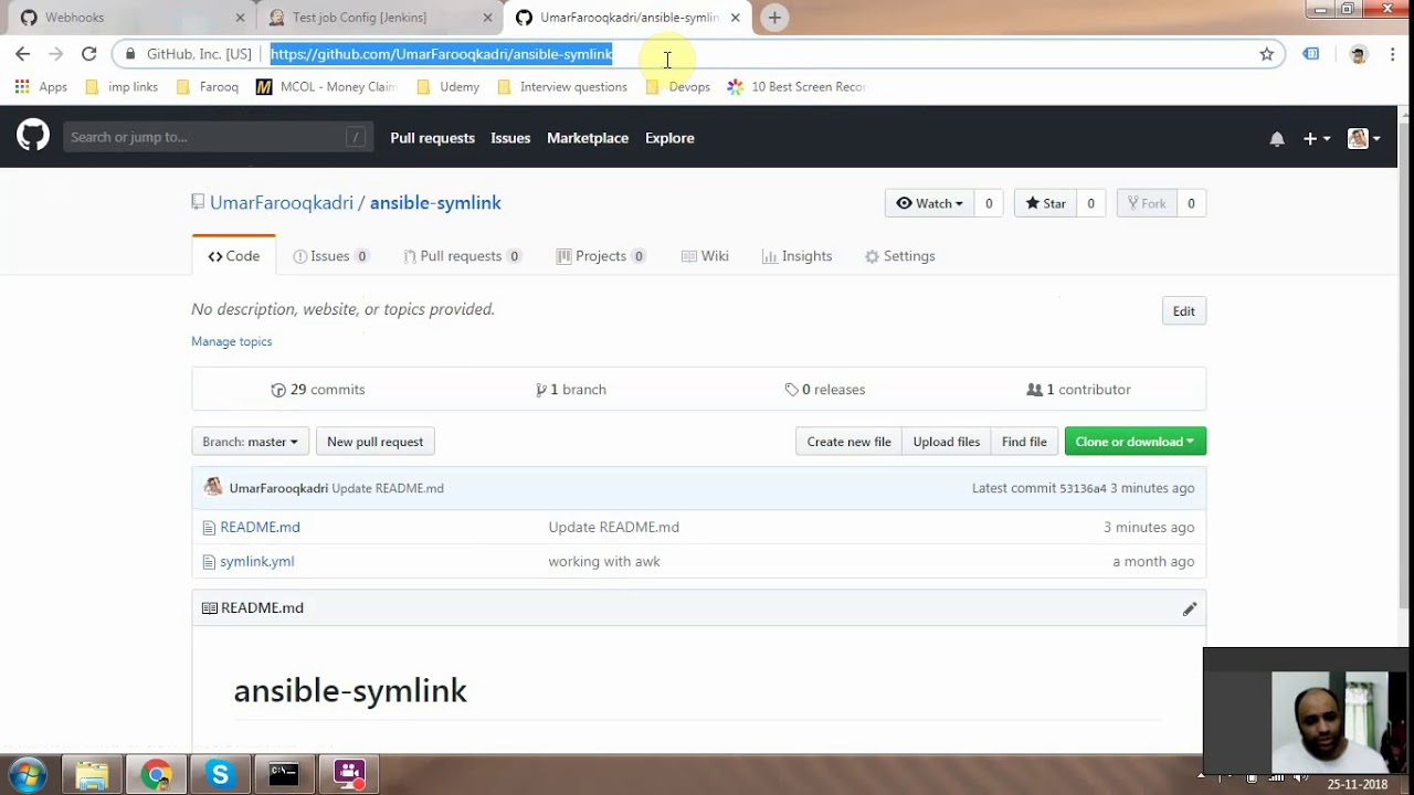 Trigger jenkins job from github using webhook - YouTube