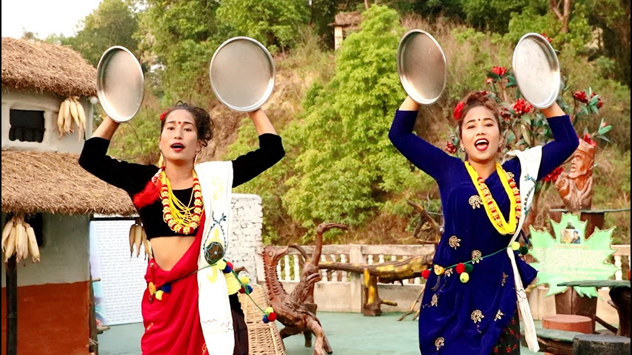 Nepali Thali Dance कति राम्रो नेपालको थाली Pabitra Ramtel & Susma Hayu || Kala Ghar Sindhuli ...