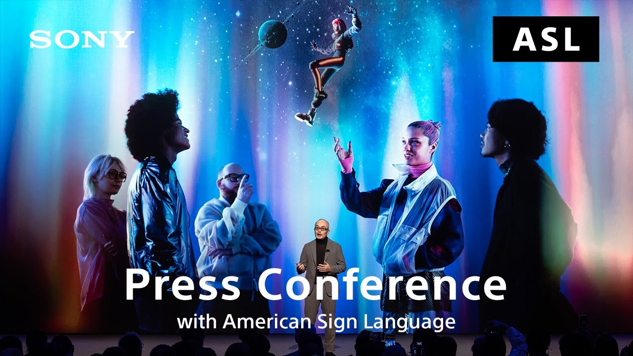 CES® 2025 Press Conference (with ASL interpretation)｜Sony Official ...