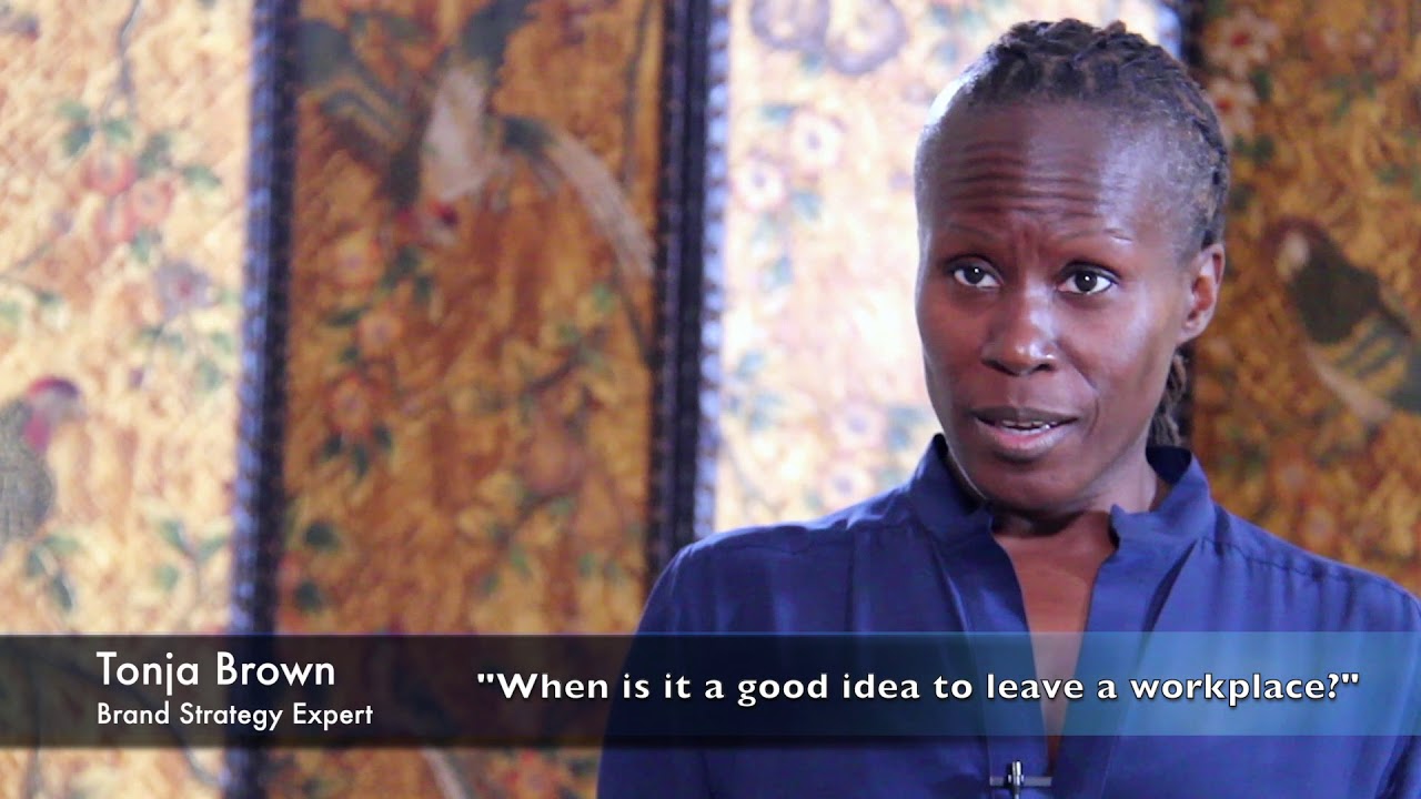 Leaving a Workplace - Interview with Tonja Brown - YouTube