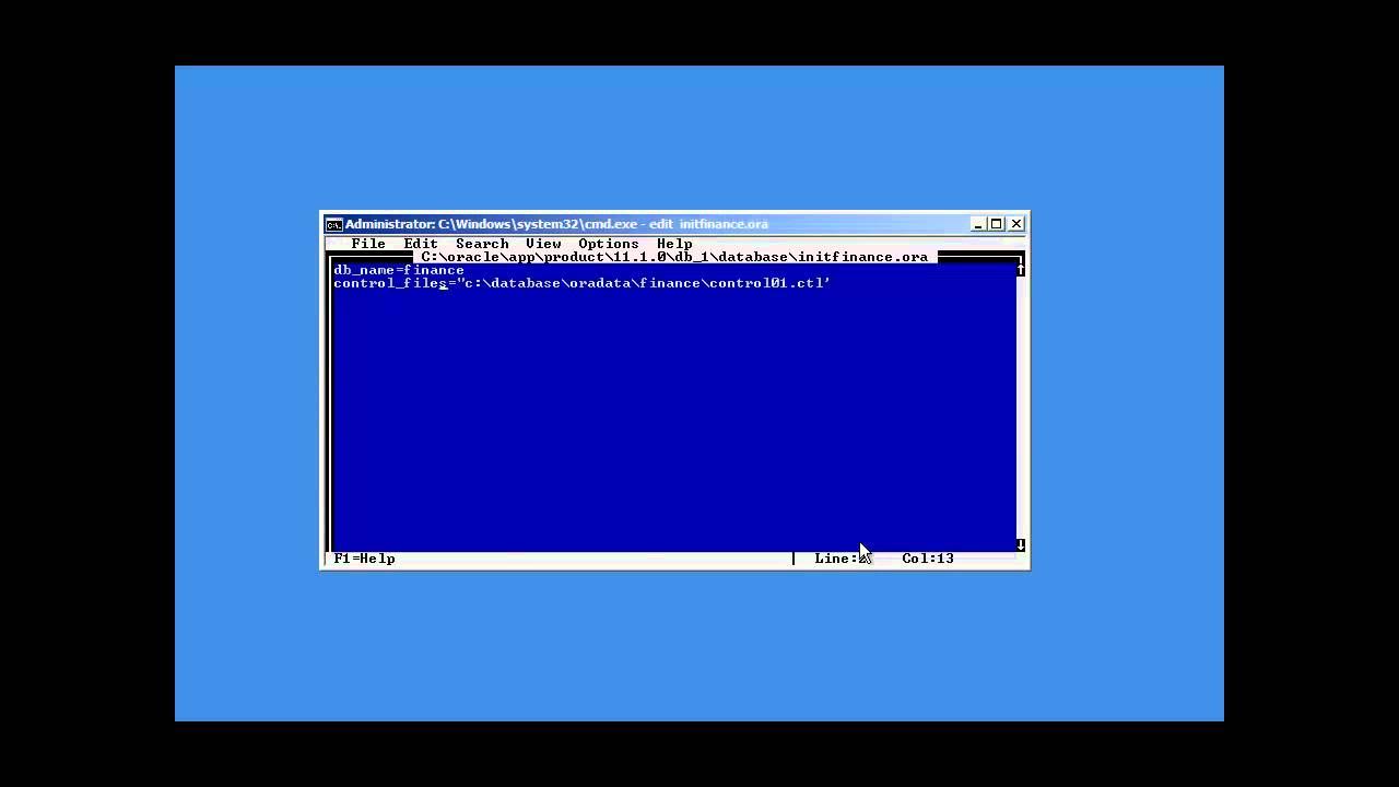 Oracle DBA Justin - How to create an 11g Oracle database # 1 of 3 - YouTube