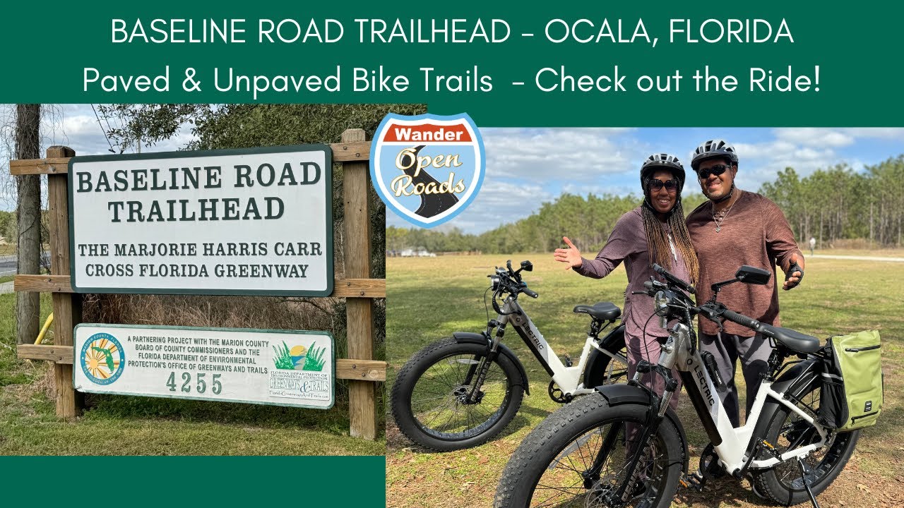 Baseline Road Trailhead - Ocala, Florida - Paved Multi-Purpose Bike ...