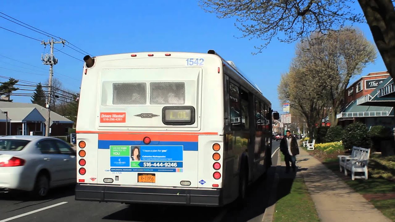 NICE Bus: Hicksville Bound Orion 5 [CNG #1542] N20L at NY25A & Glen ...