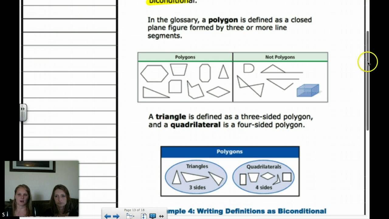 Geometry 2 4 Part 2 Biconditional Statements and D - YouTube