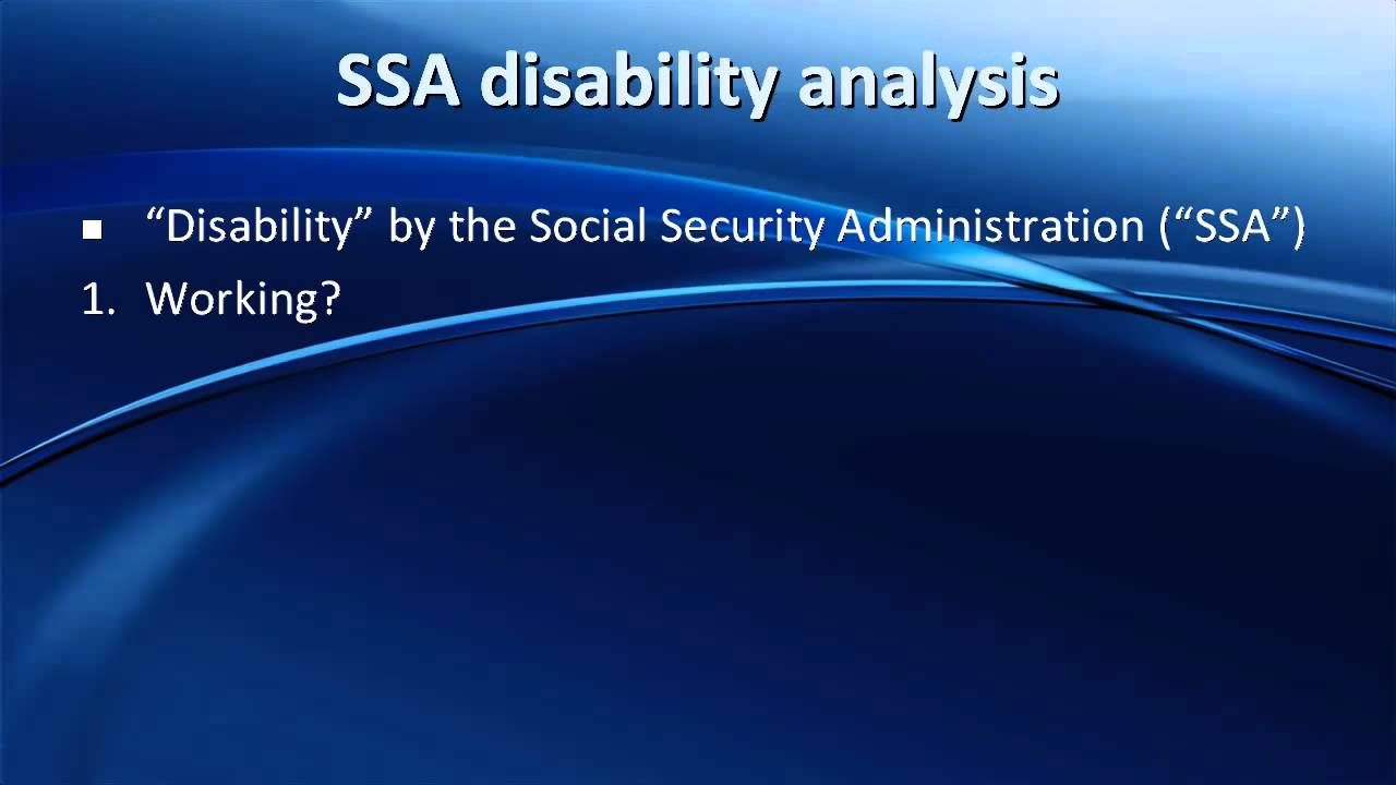 SSA_Five_Step_Disability_Evaluation.mp4 - YouTube