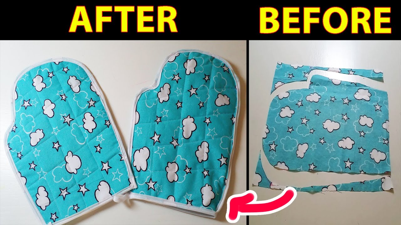 Cooking gloves in 10 minutes / New sewing idea - YouTube