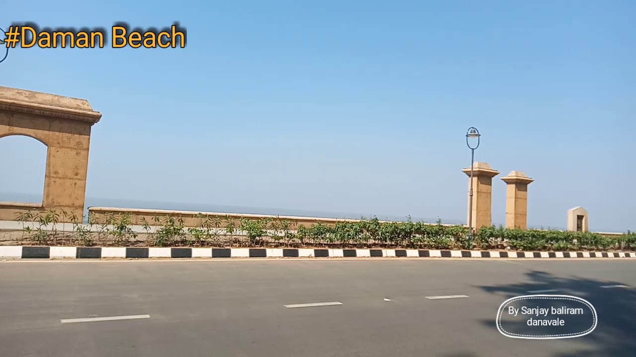 Daman Beach in India #India best beach in maharashtra and Gujrat border ...