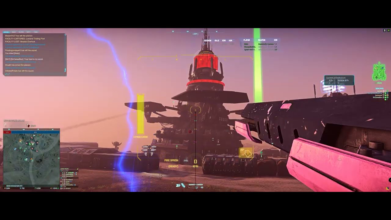 ️ PlanetSide 2 - Vehicle VOD Extra - Full Squad Colossus fight on Indar with TR - YouTube